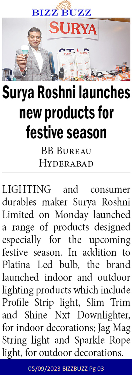 Surya Roshni Limited